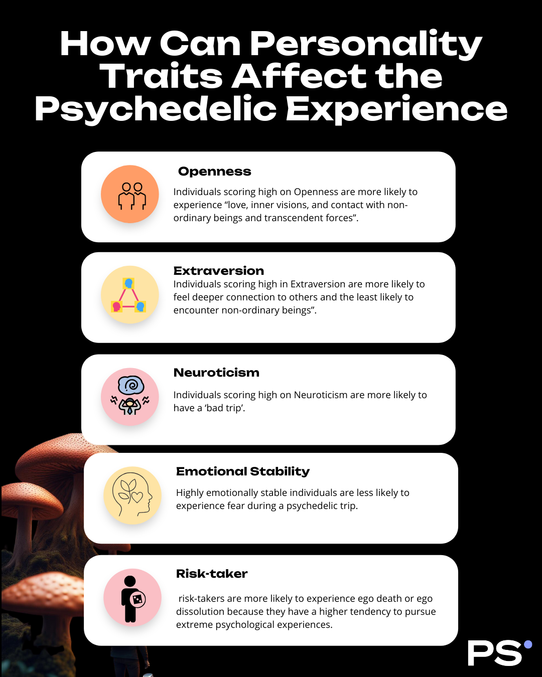 Can Personality Traits Affect the Psychedelic Experience and Vice Versa ...